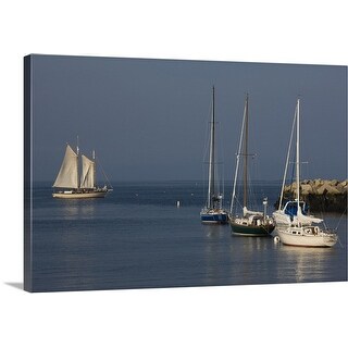 "Appledore III sailing ship in the sea, Rockport Harbor, Rockport, Cape Ann, Massachusetts ...